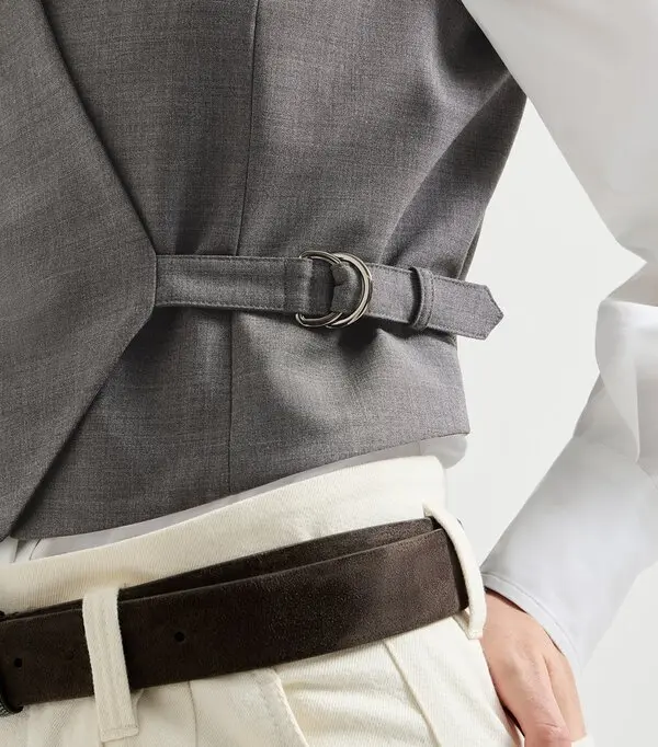 Brunello Cucinelli Tropical Luxury Wool Waistcoat