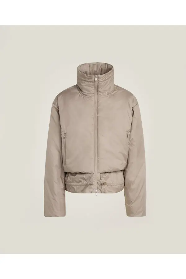 Adidas By Stella McCartney Padded Liner Jacket With Detachable Hood - Green