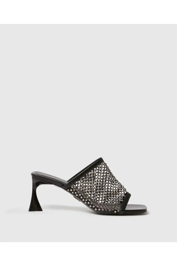 Stella McCartney Crystal Mesh Mules