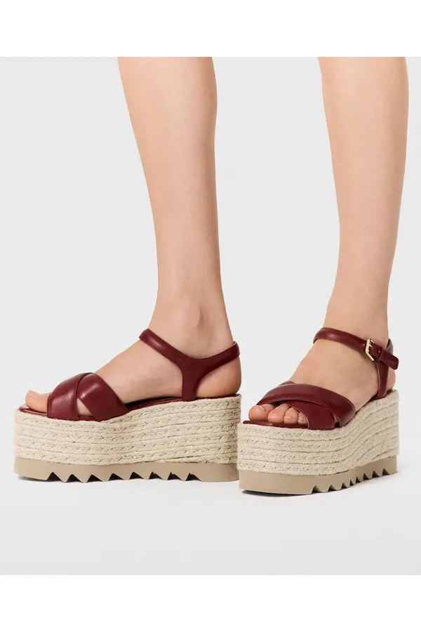 Stella McCartney Elyse Criss-cross Platform Sandals