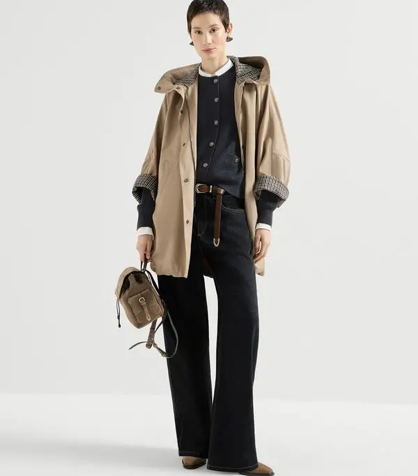 Brunello Cucinelli Ribbed Cashmere-blend Cardigan With Metallic Threads