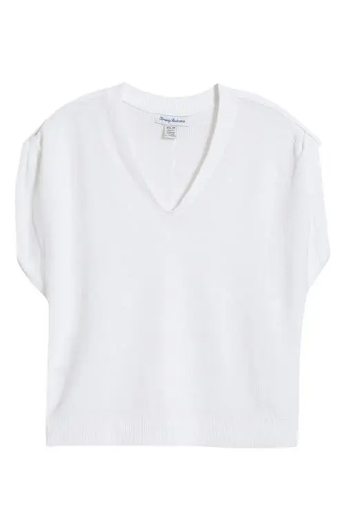 Tommy Bahama Lakes Edge V-neck Sweater - White