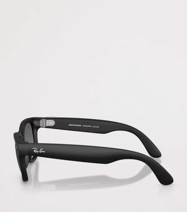 Ray-ban Wayfarer Sunglasses With Integrated Camera And Audio - Black