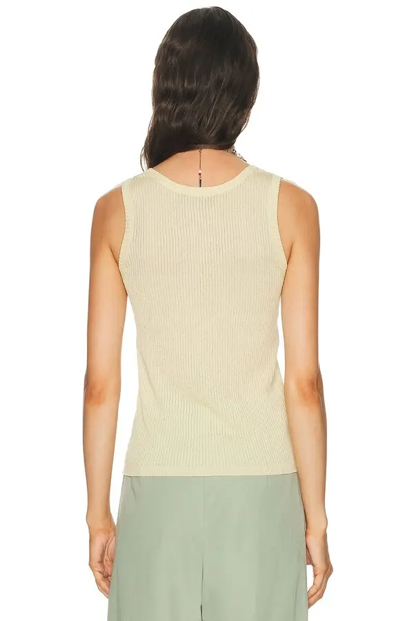 Dries Van Noten Ribbed Knit Tank Top