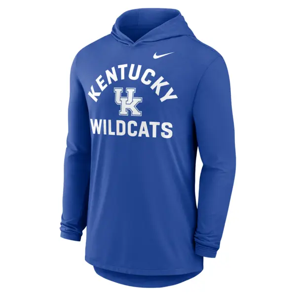 Nike Kentucky Wildcats Long-sleeve Hooded T-shirt - Blue