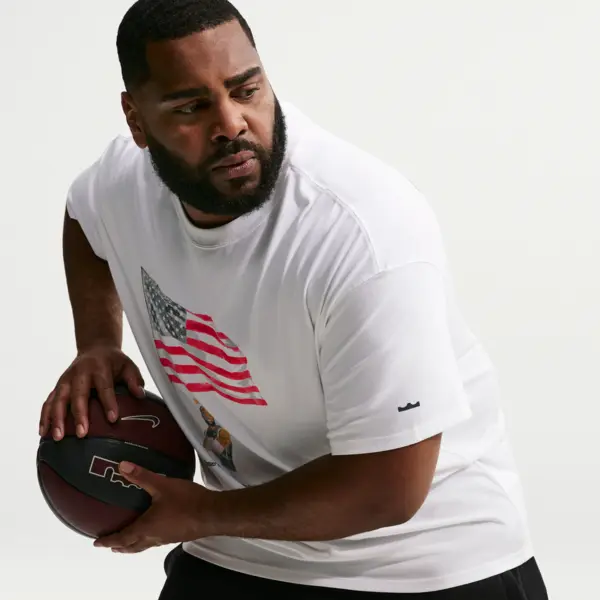 Nike Lebron "old Glory" Basketball T-shirt