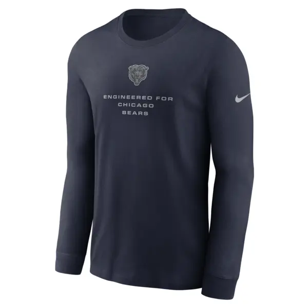 Nike Chicago Bears Team Issue Long-sleeve T-shirt - Blue