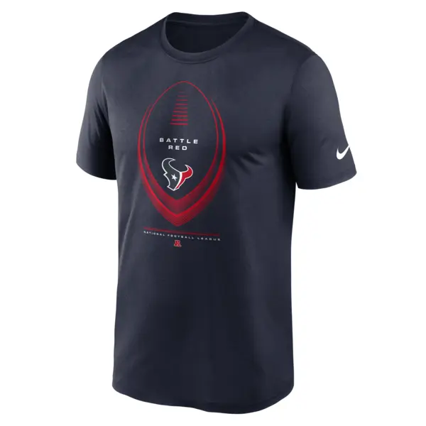 Nike Houston Texans Legend Icon Dri-fit Nfl T-shirt - Blue