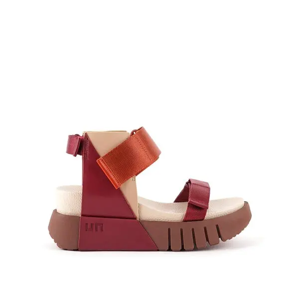 United Nude Delta Run Platform Sandals - Red/brown