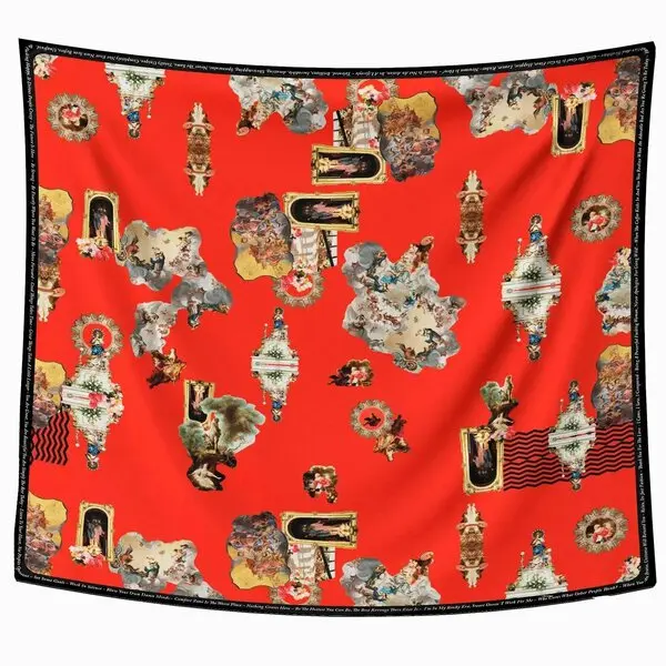 MAXJENNY Scarf Sicily - Red