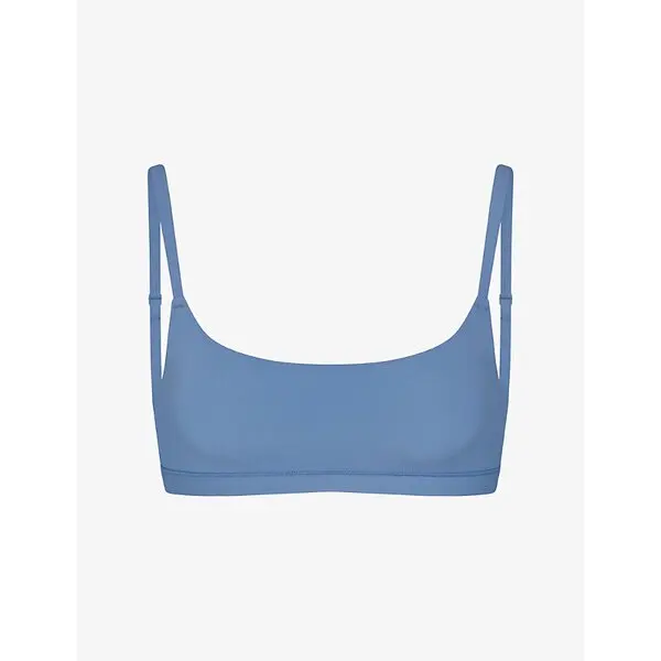 SKIMS Fits Everybody Scoop Jersey Bralette - Arctic