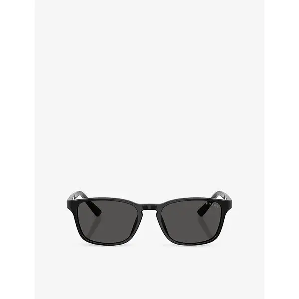 Prada Square Frame Acetate Sunglasses - Black