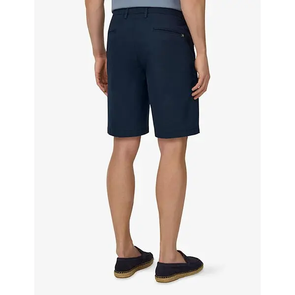 Boggi Milano Straight-leg Regular-fit Stretch-cotton Bermuda Shorts