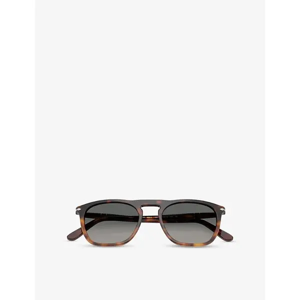 Persol Square-frame Acetate Sunglasses - Gold