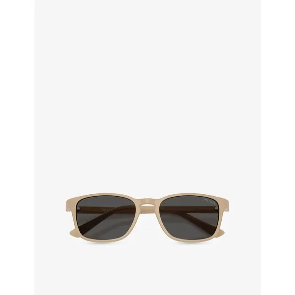 Prada Square-frame Acetate Sunglasses - Brown