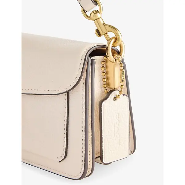 COACH Tabby 20 Leather Shoulder Bag - Chalk