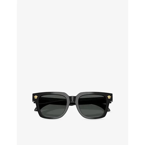 Versace Ve4510u Square-frame Acetate Sunglasses With Gold-tone Hardware