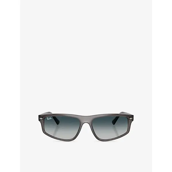 Ray-ban Rb2225 Irregular Frame Propionate Sunglasses - Grey