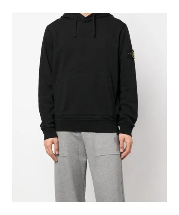 Stone Island Long-sleeved Hooded Sweatshirt
