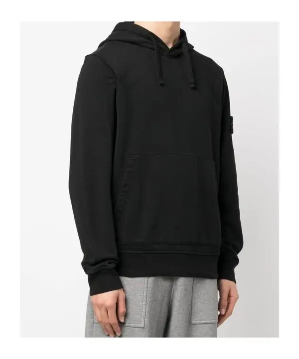 Stone Island Long-sleeved Hooded Sweatshirt
