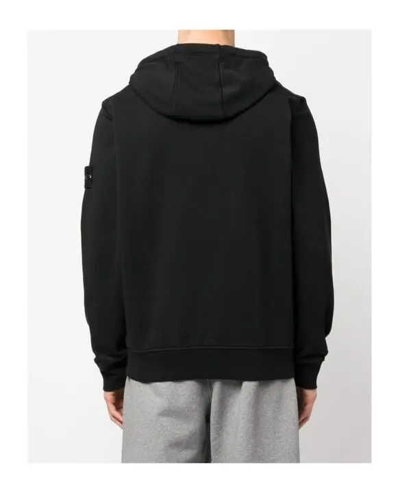 Stone Island Long-sleeved Hooded Sweatshirt