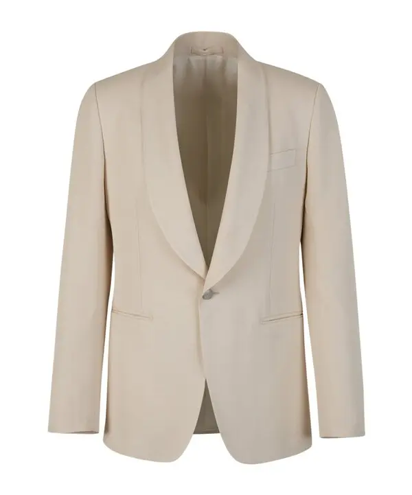 LARDINI Plain Viscose Blazer Jacket