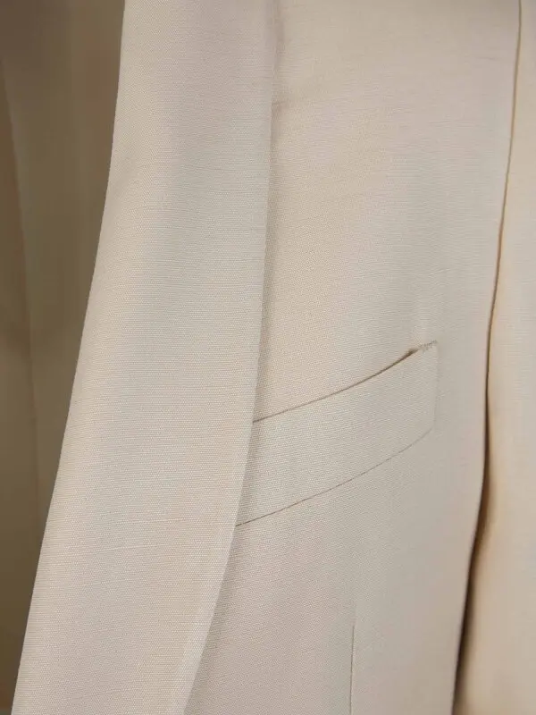 LARDINI Plain Viscose Blazer Jacket