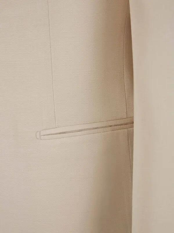 LARDINI Plain Viscose Blazer Jacket