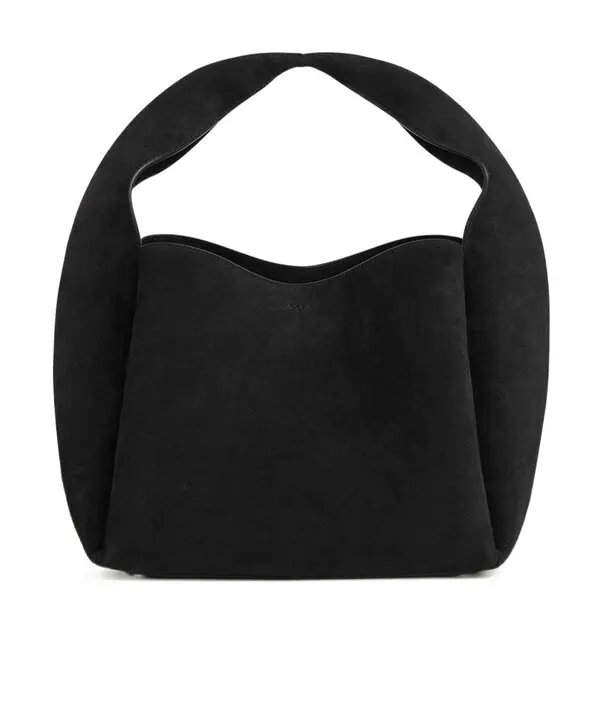 TOTEME Hook Closure Cube Bucket Bag - Black
