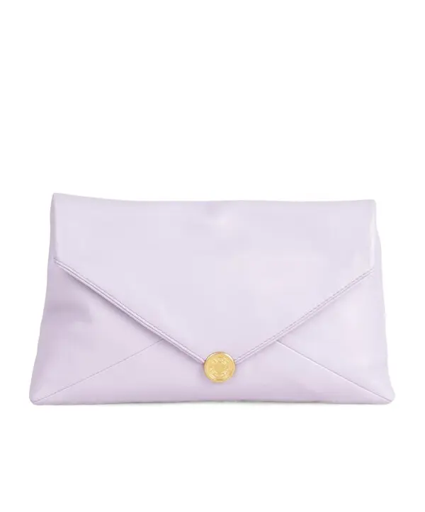 Dries Van Noten Logo Clutch - White