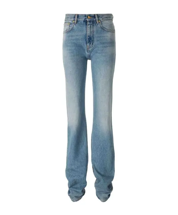 DARKPARK Mid-rise Straight Leg Jeans With Drawstring Hem