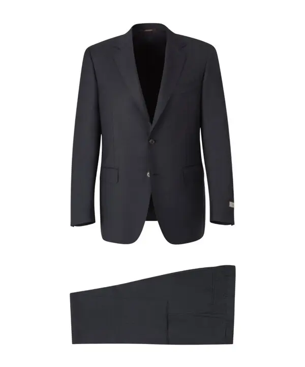Canali Classic Fit Wool Suit - Black