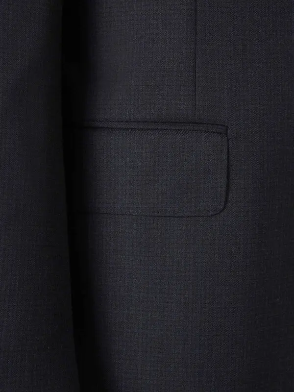 Canali Classic Fit Wool Suit - Black