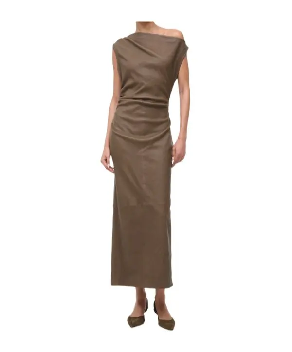 Staud Off-the-shoulder Maxi Dress