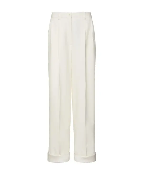 THE ROW Cassandro Wool Casual Pants