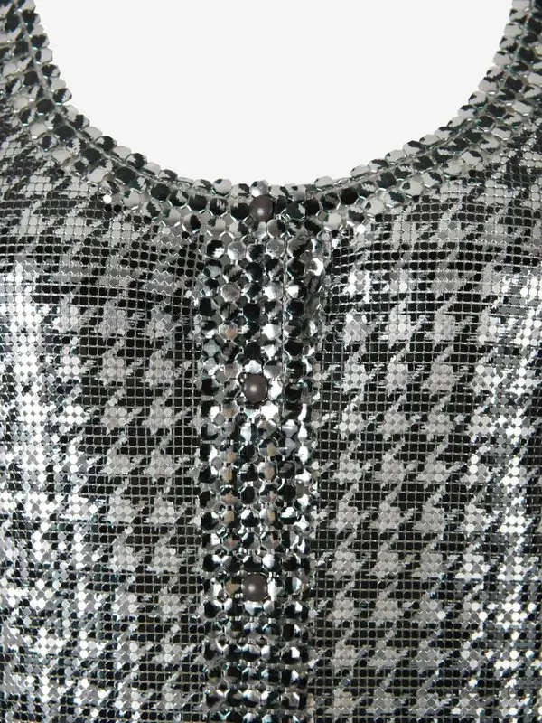 Rabanne Sleeveless Metallic Effect Top