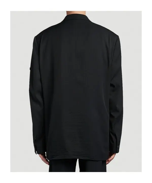 Balenciaga Washed Single Breasted Blazer