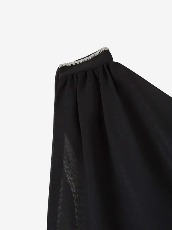 Peserico Asymmetrical Draped Blouse With Side Bows