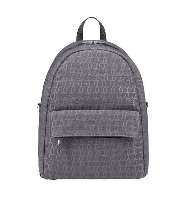 CHRISTIAN LOUBOUTIN Patterned Backpack - Gray