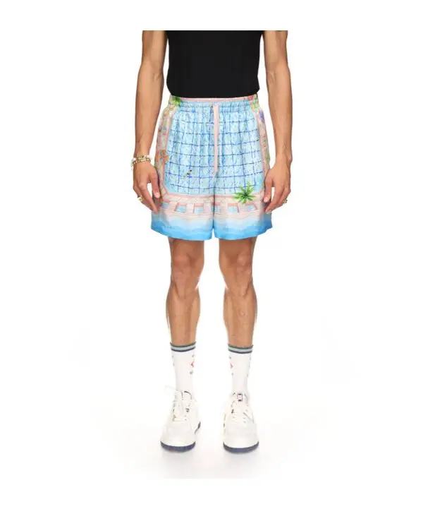 Casablanca Le Plongeon Printed Shorts