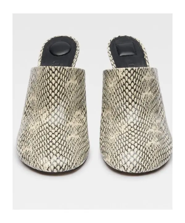 Jacquemus Bisou Slip-on Mules With Sculptural Heel Ornaments - Nude