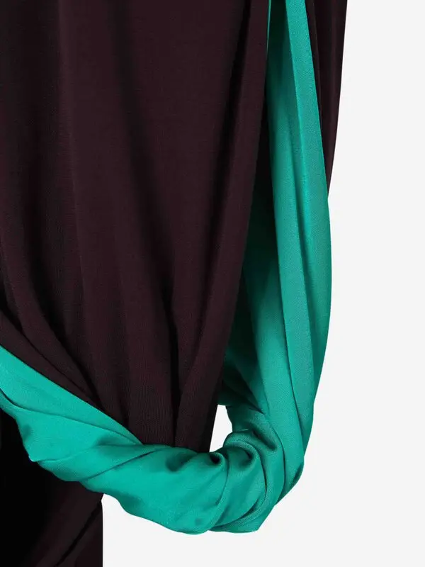 Victoria Beckham Cut-out Detailed Asymmetric Maxi Dress