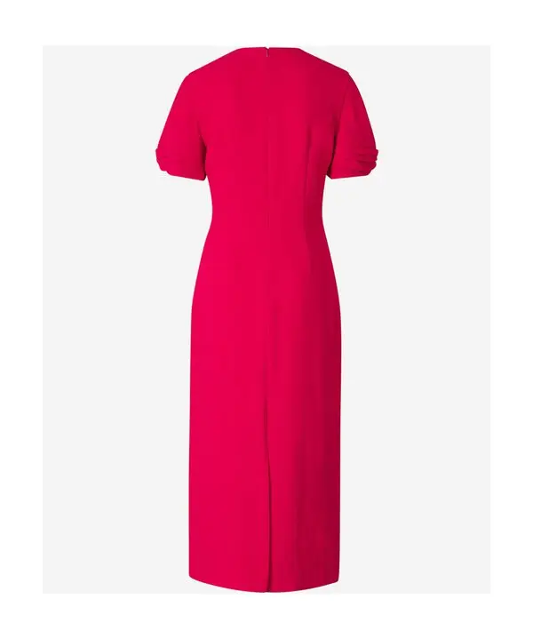 Erdem Embellished Short Sleeve Midi Dress