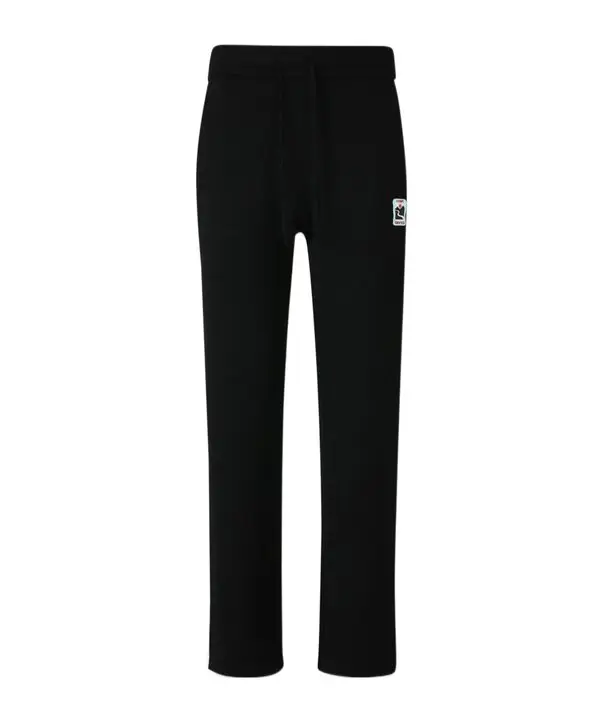 Casablanca Logo Embroidered Patch Casual Pants