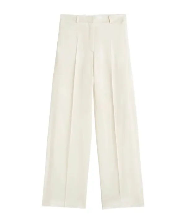 TOTEME Pleated Wide-leg Trousers