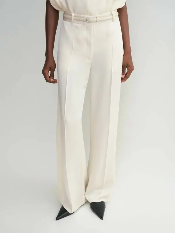TOTEME Pleated Wide-leg Trousers