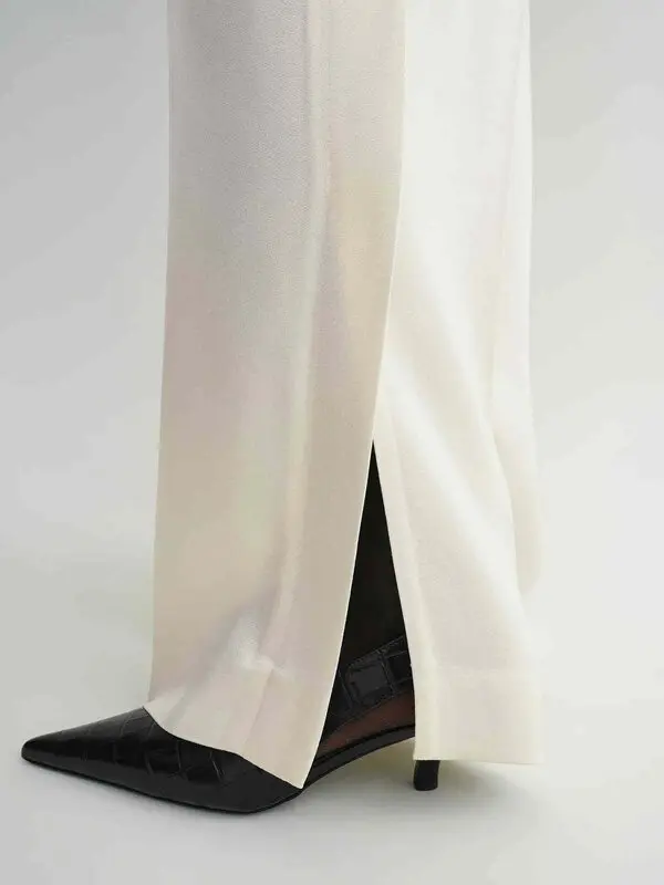 TOTEME Pleated Wide-leg Trousers