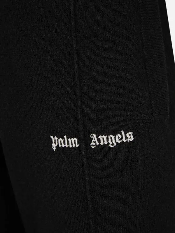 Palm Angels Logo Embroidered Drawstring Pants