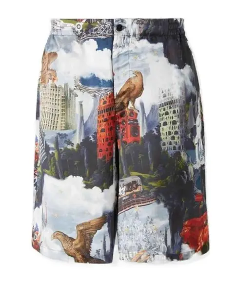 Off-White All-over Printed Bermuda Shorts - Multicolor