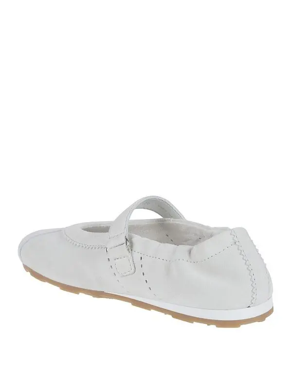 Miu Miu Round-toe Strap Ballet Flats